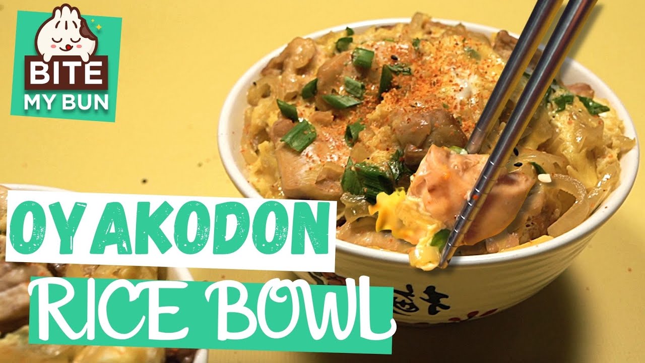 Oyakodon Chicken & Rice bowl recipe + the secret to the best fluffy ...