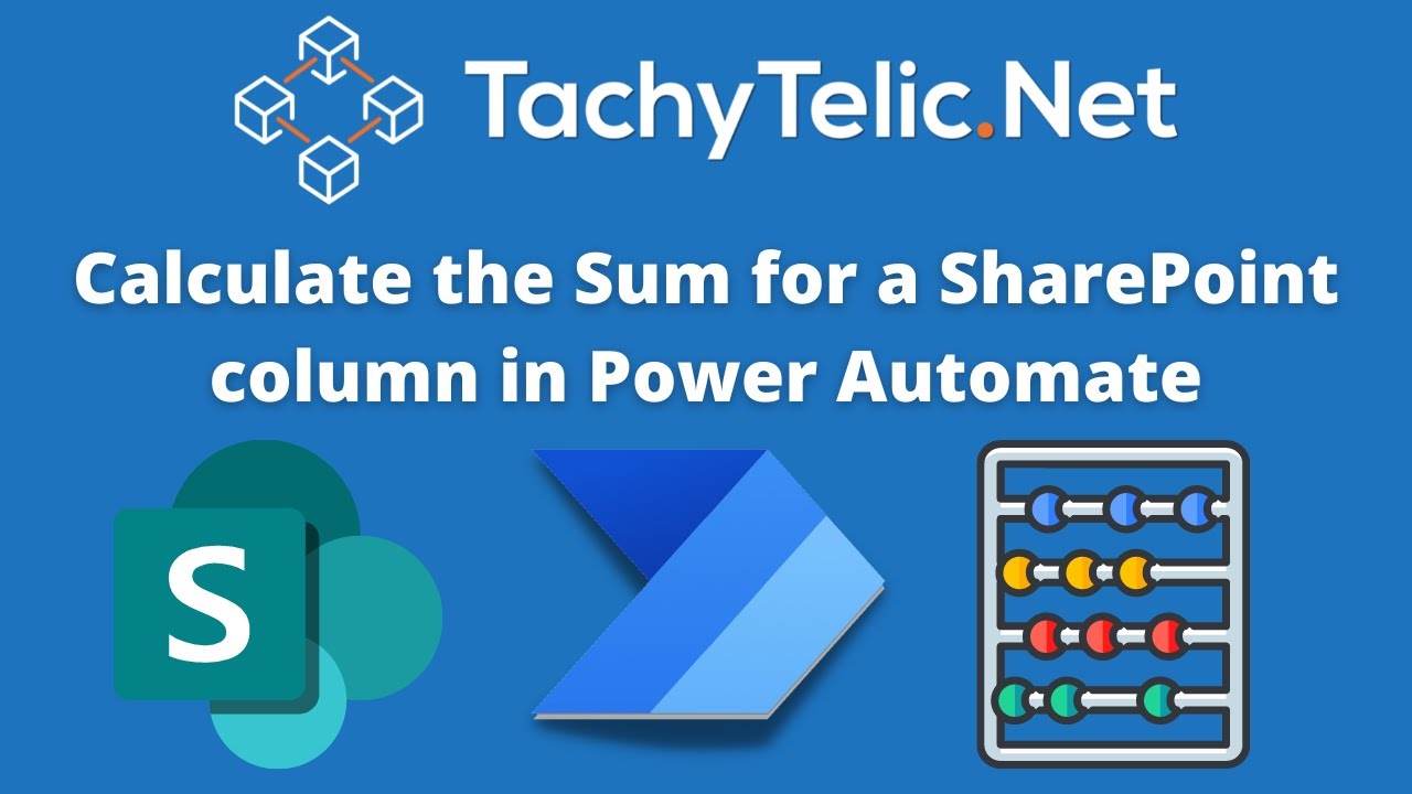 Calculate The Sum For A SharePoint Column In Power Automate YouTube calculate-the-sum-for-a-sharepoint-column-in-power-automate-youtube