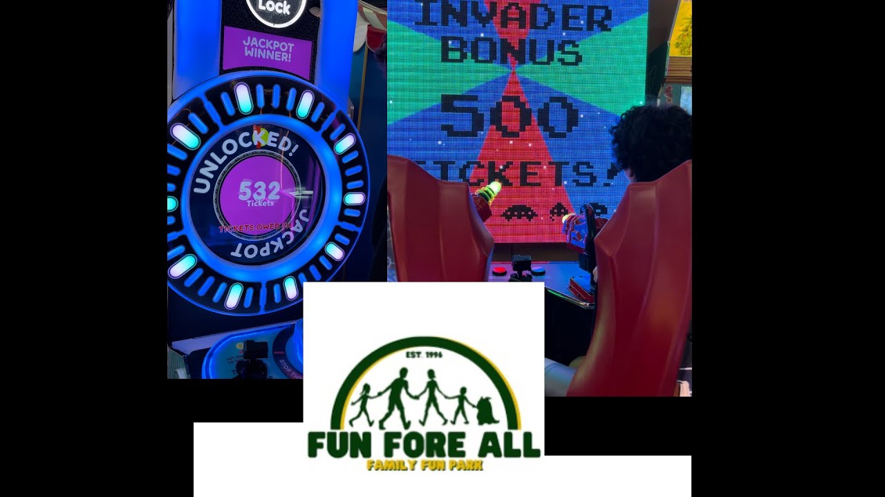 Winning Jackpots At Fun Fore All - YouTube