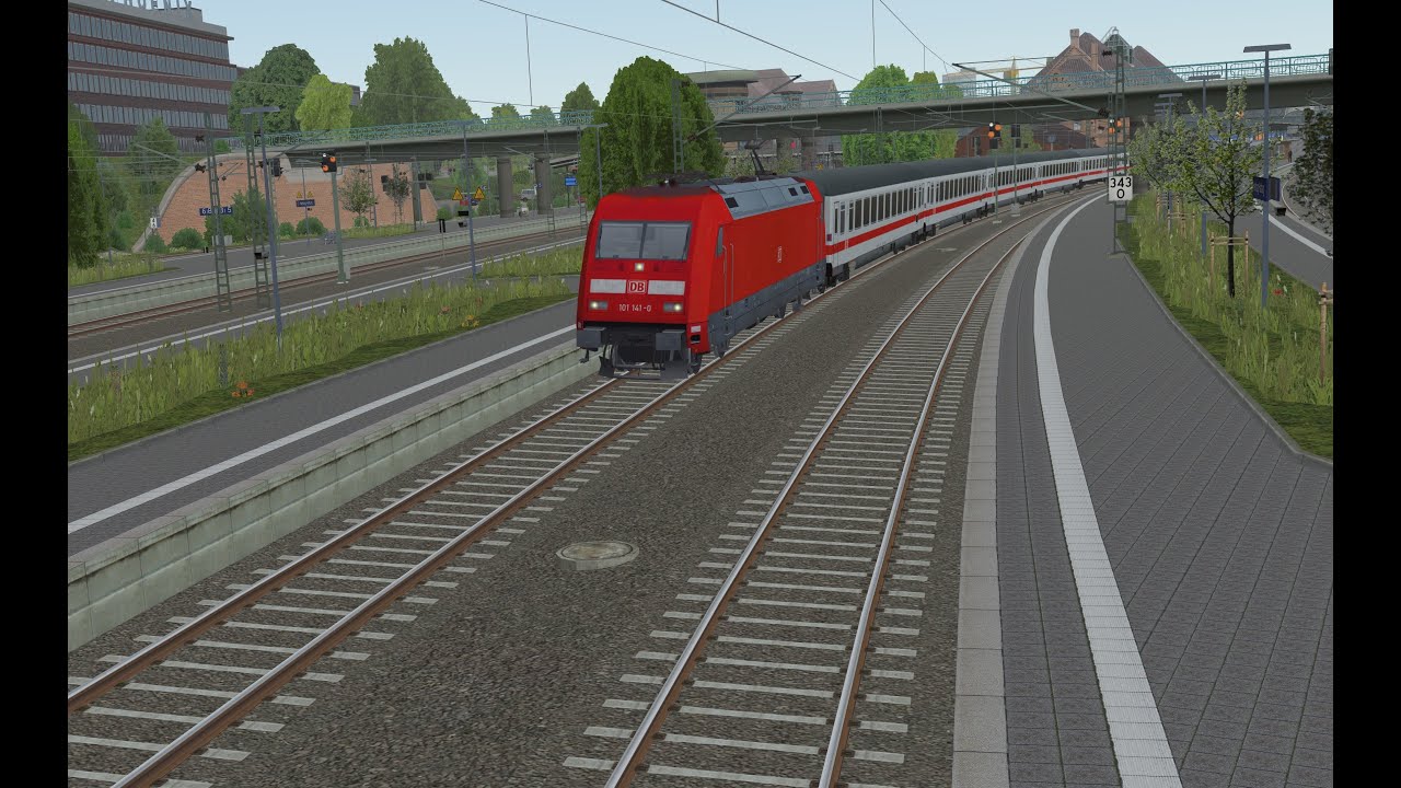 IC 2083 / Harburg - Celle / Zusi 3 / BR 101 - YouTube