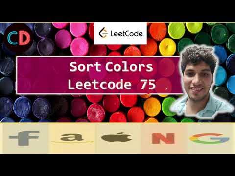 Sort Colors | Leetcode 75 | Live coding session 🔥🔥🔥 - YouTube