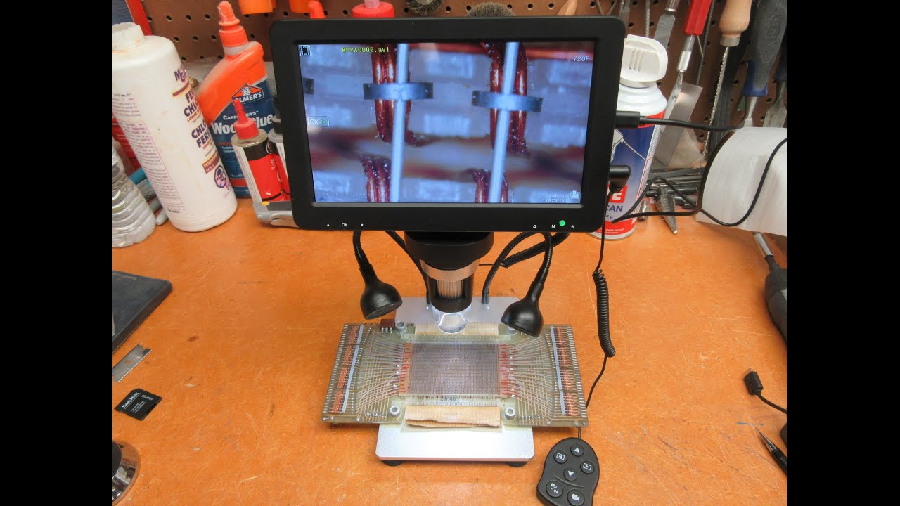 Elikliv 7" LCD 1200x Digital Microscope: Introduction, Demonstration ...