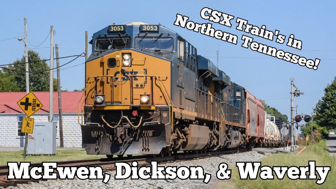 CSX Train's in Northern Tennessee - YouTube