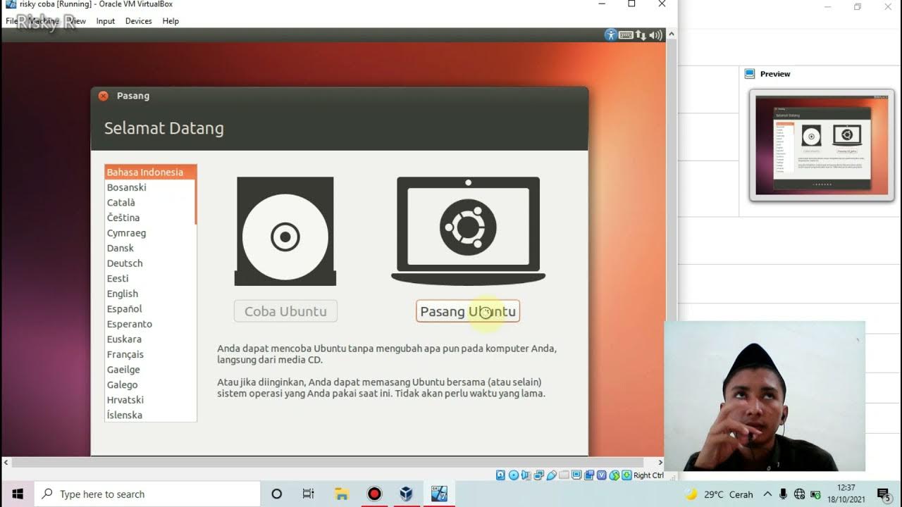 ASJ KELAS XI ''TUTORIAL INSTALASI LINUX UBUNTU DI VIRTUAL BOX'' - YouTube