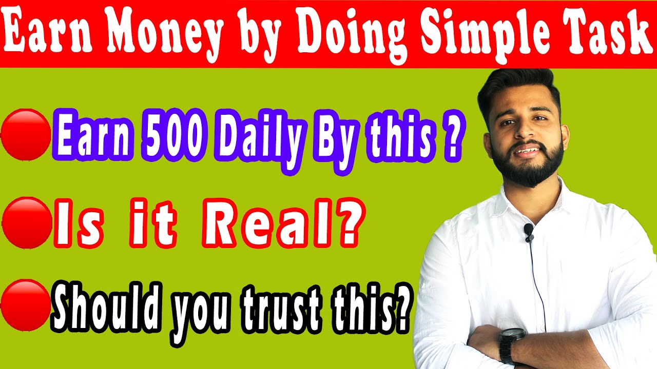 🤑 Earn ₹500 Rupees Per Day | How To Make Money Online | Earning Money ...