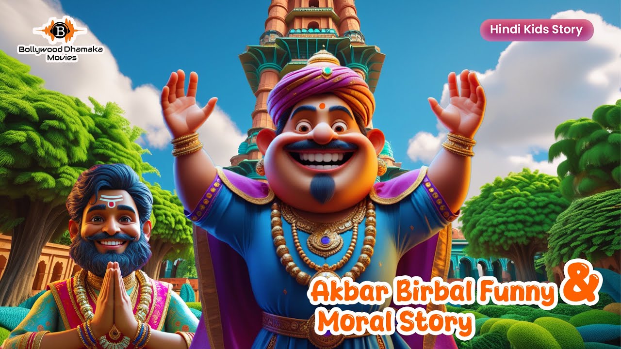 अकबर बीरबल की चतुराई भरी कहानी | Akbar Birbal Funny & Moral Story for ...