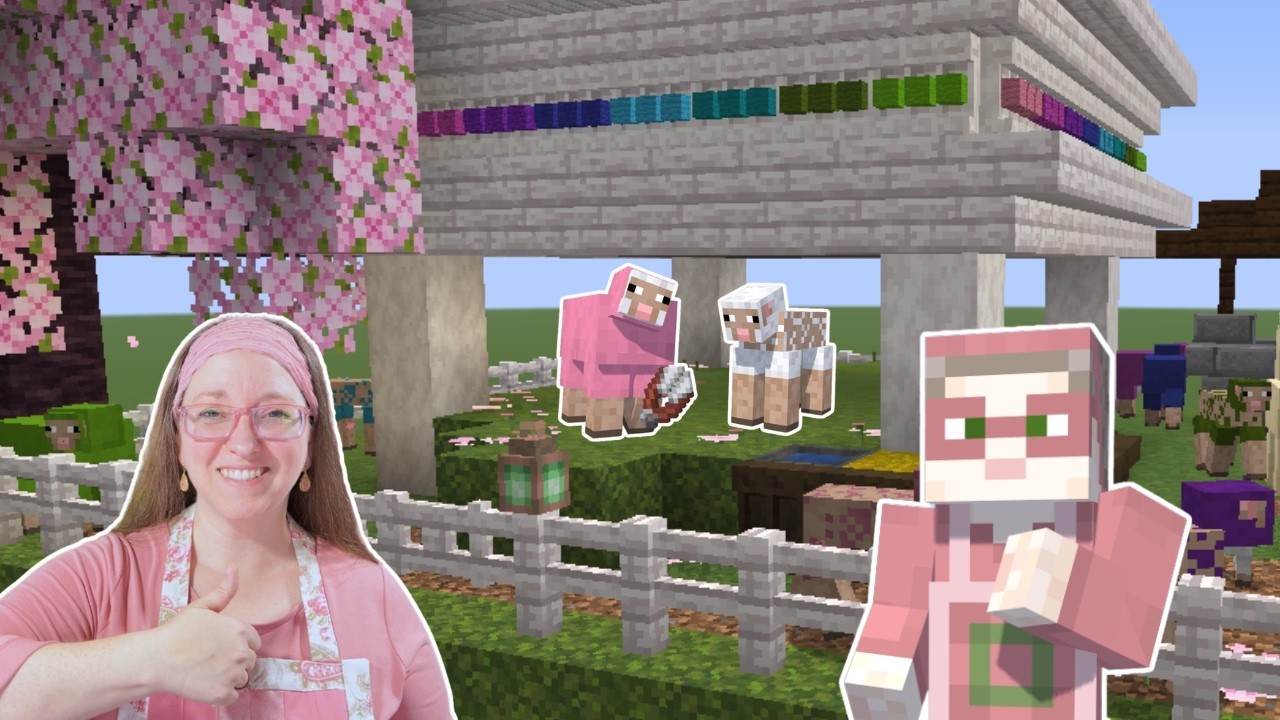 Ethical Minecraft Wool Farm, sheep approved! - YouTube