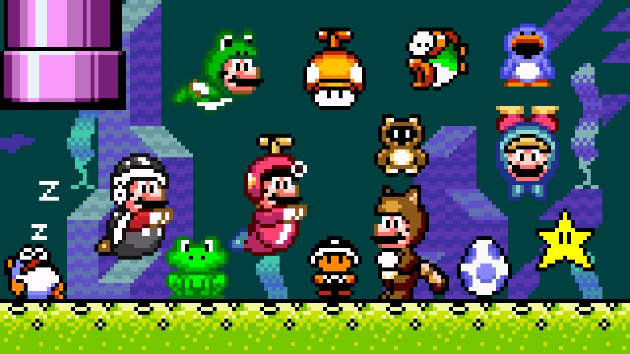 Super Mario World (SNES) - Custom Powerups v3.4.4: Star Road #8 - YouTube