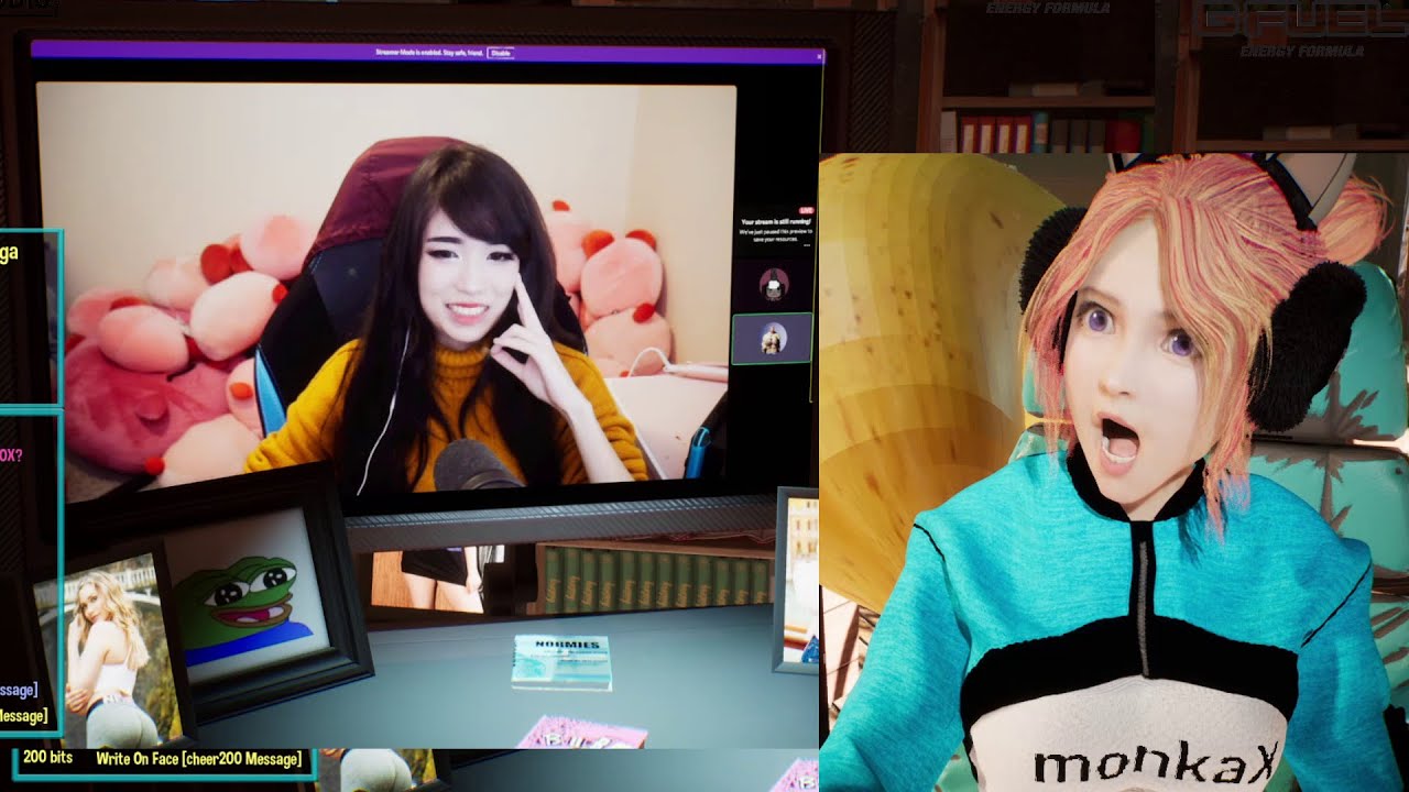 Emiru explains why she is moving in Mizkif's house - YouTube