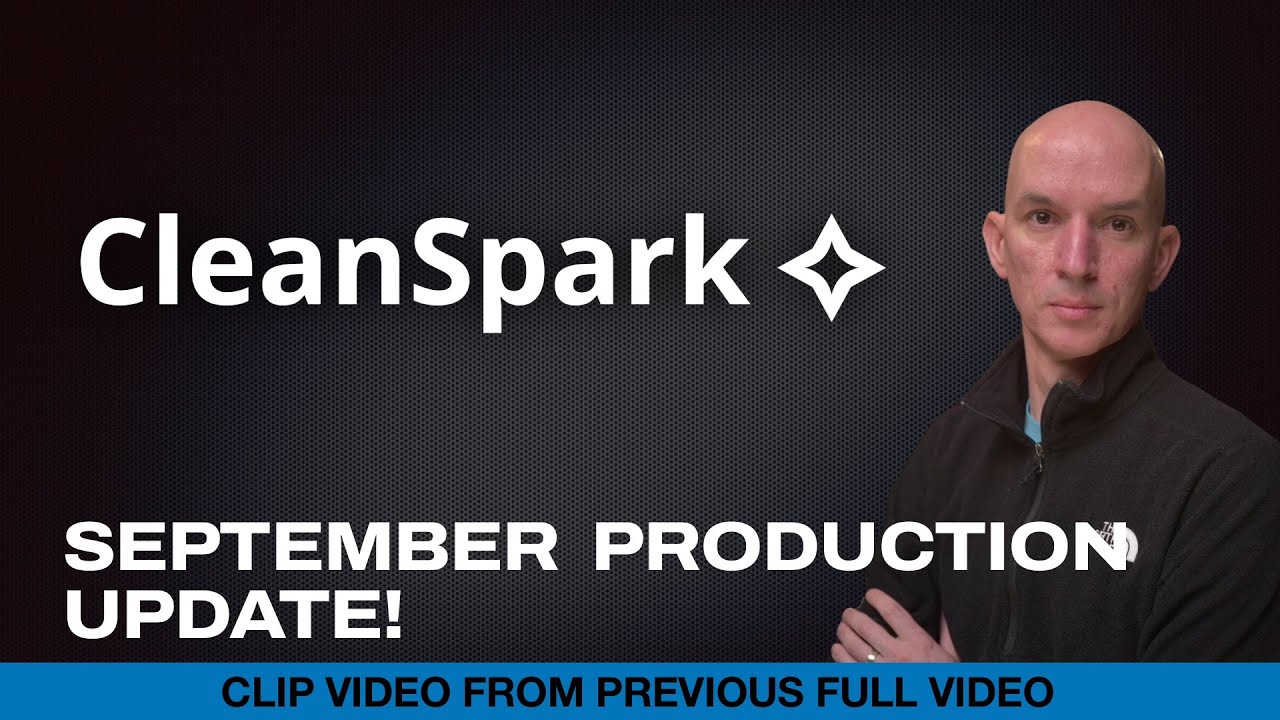 Cleanspark $CLSK September Production Update (Clip) - YouTube