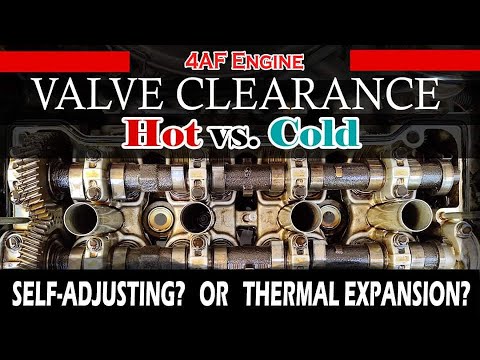 4AF VALVE CLEARANCE HOT VS COLD ENGINE | TOYOTA COROLLA AE92 - YouTube
