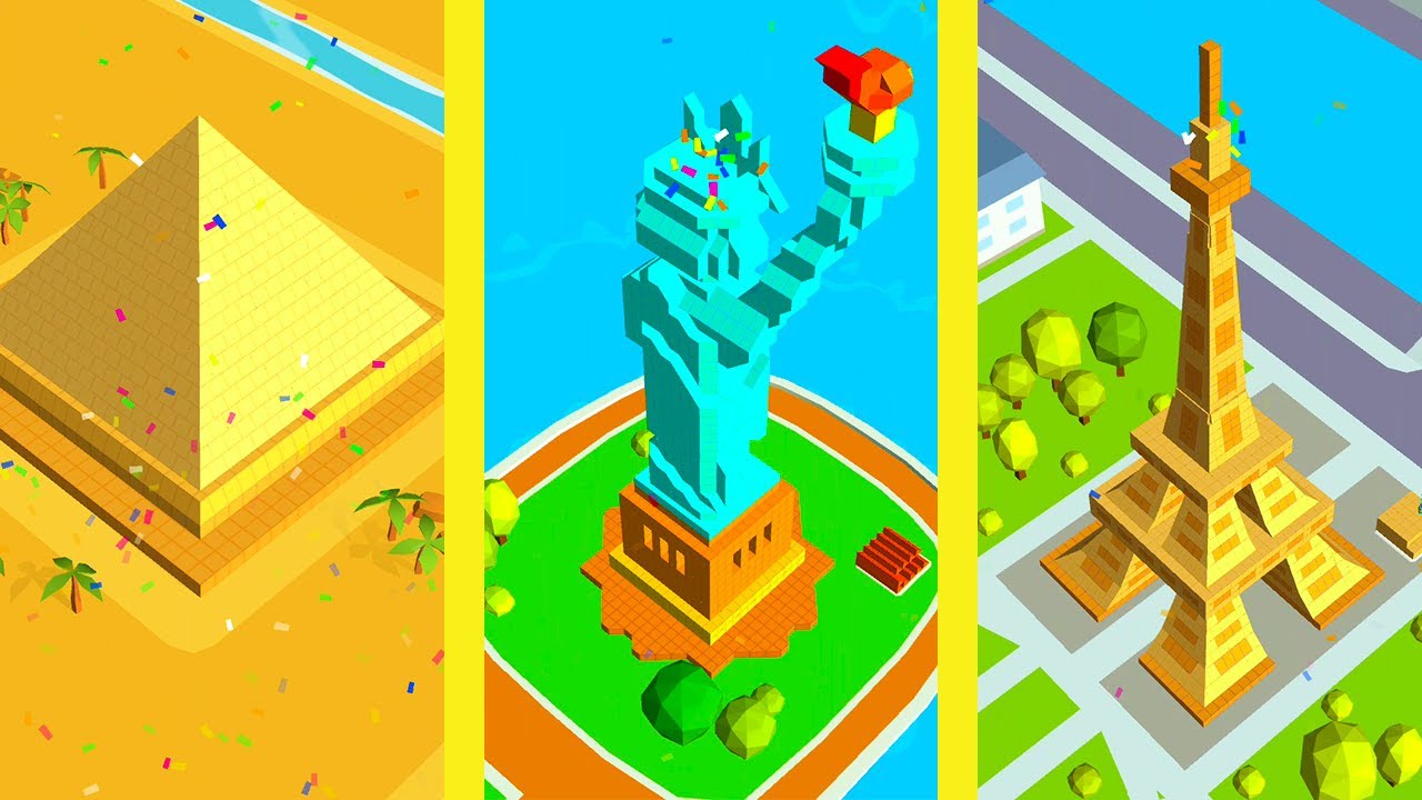 Idle Landmark Tycoon - Builder Game - All Buildings Evolution - Part 1 - YouTube