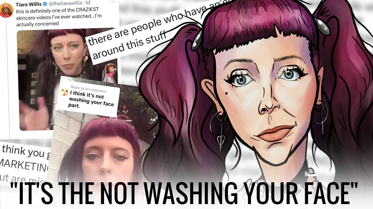 TikToker CALLED OUT By Skincare Twitter (for bad hygiene lmao?) - YouTube