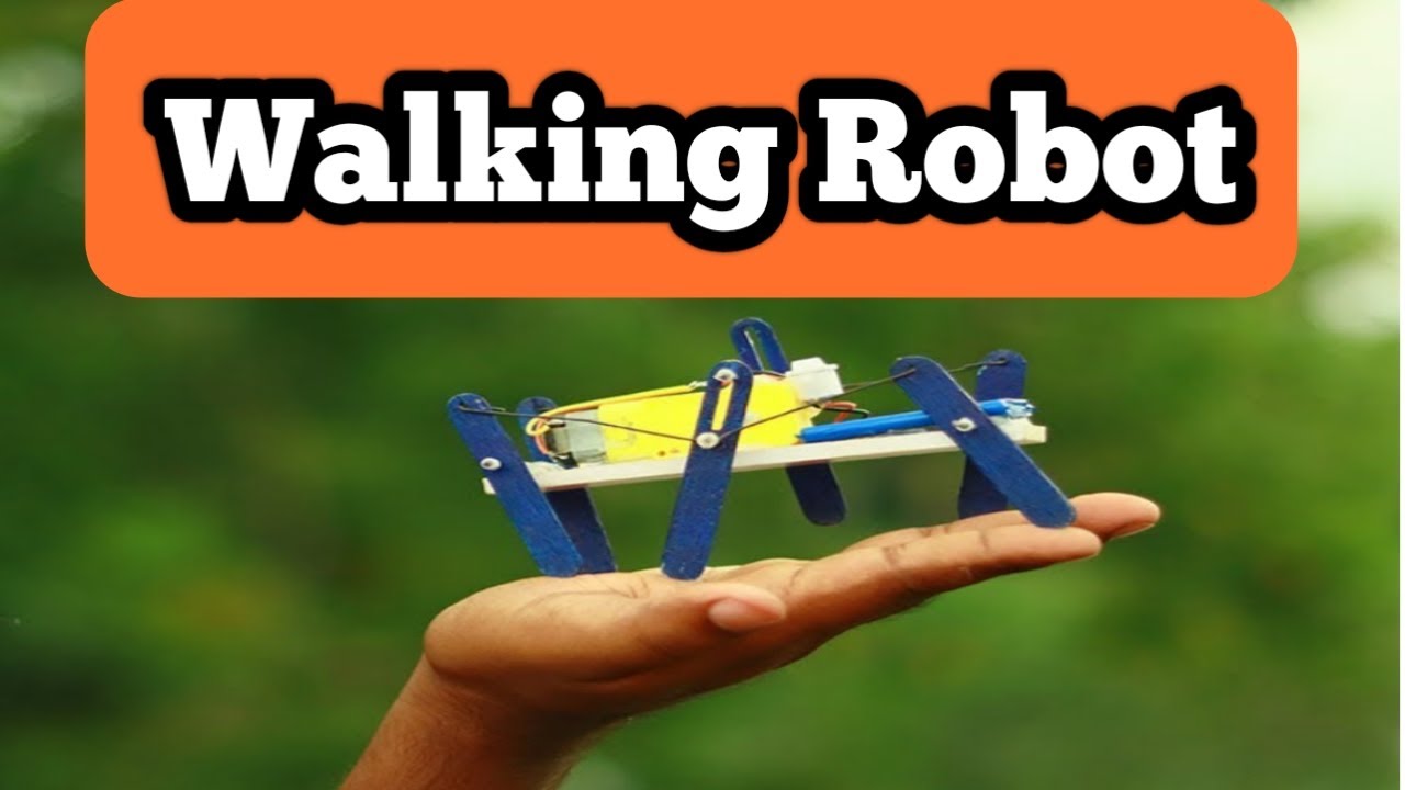 Walking Robot using DC Gear Motor - YouTube