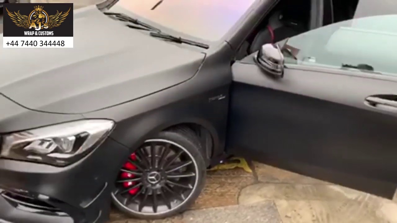 Mercedes AMG CLA 45 full car wrap | London wrapping | London Full Car ...