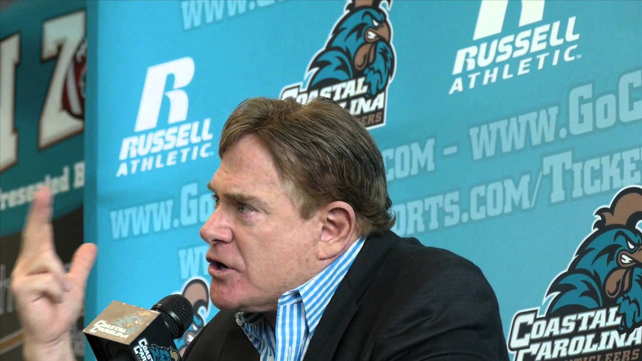 CCU Coach Joe Moglia on signing day - YouTube