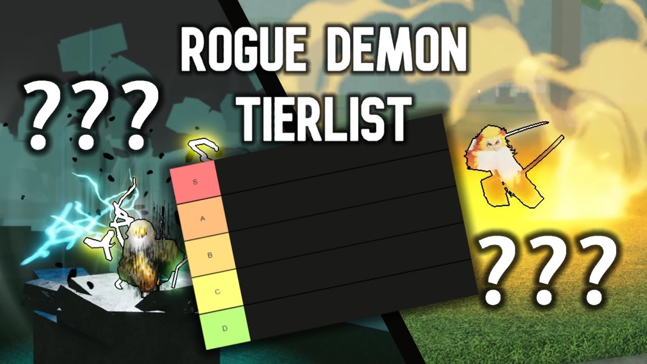 THE ROGUE DEMON TIER LIST - YouTube