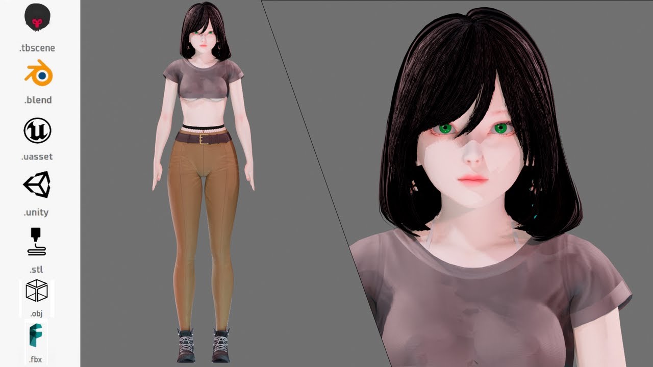 Casual Clothing 0006 - UE5 - Unity - Blender - Animated - Realistic ...