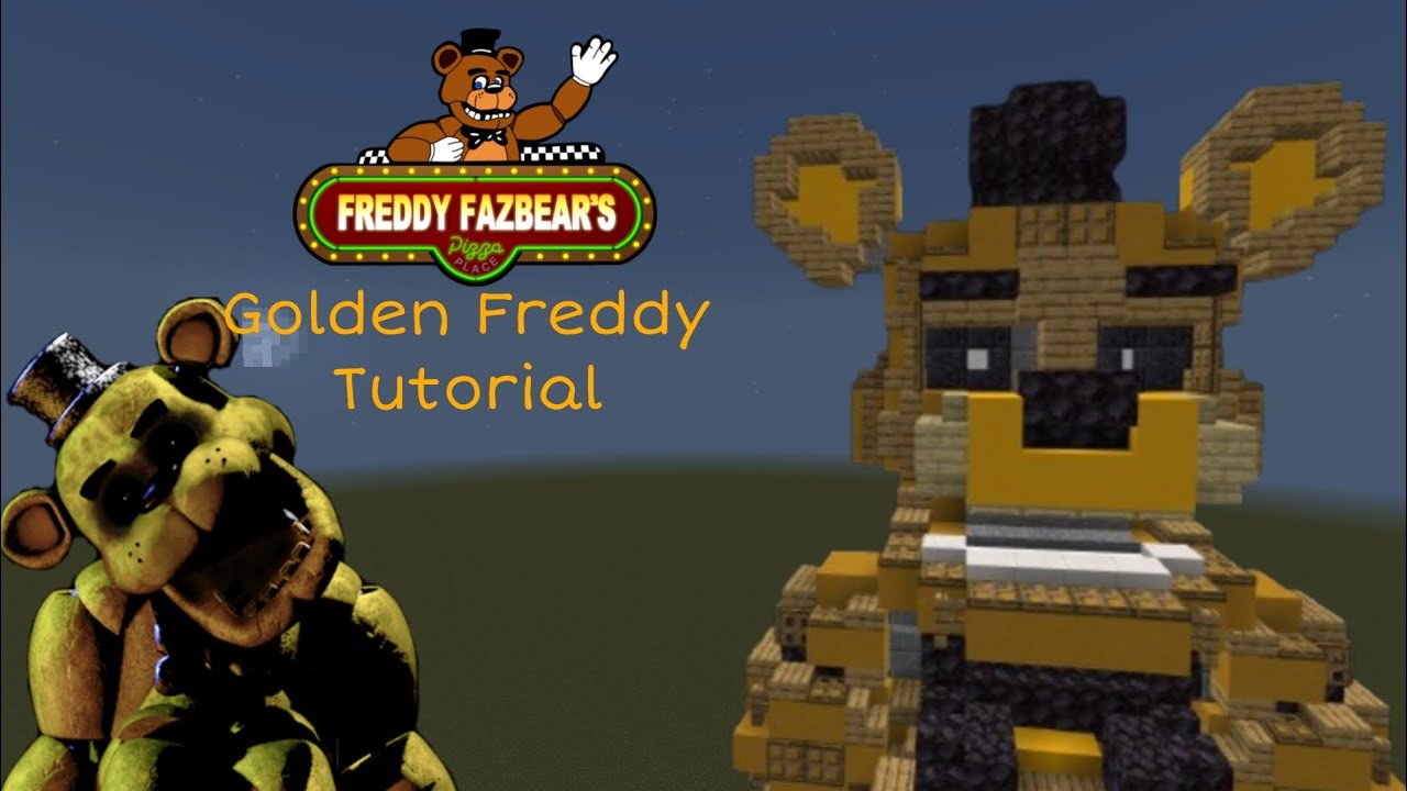 Golden Freddy Tutorial - FNAF Minecraft Tutorial - Song - Stone Cold Remix - A_A_RonHD - YouTube