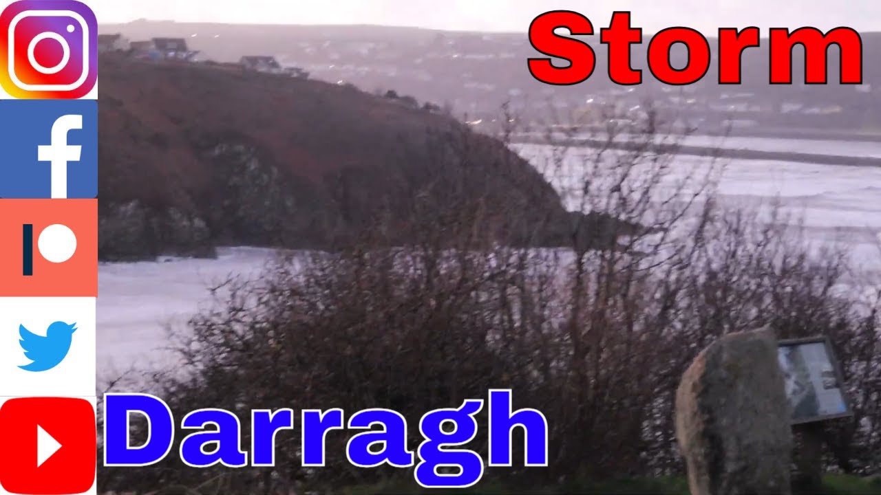 83mph Winds Storm Darragh - YouTube