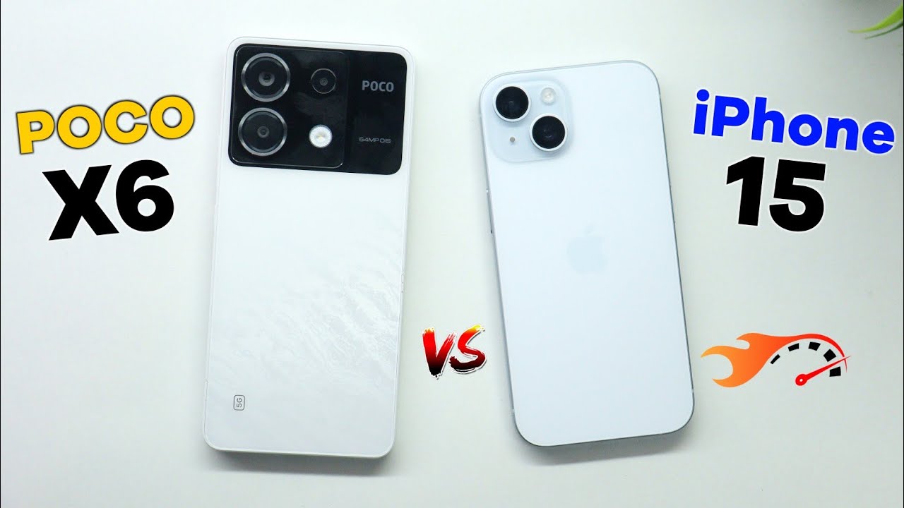 Poco X6 vs iPhone 15 Speed Test // Performance Test // Gaming test ...