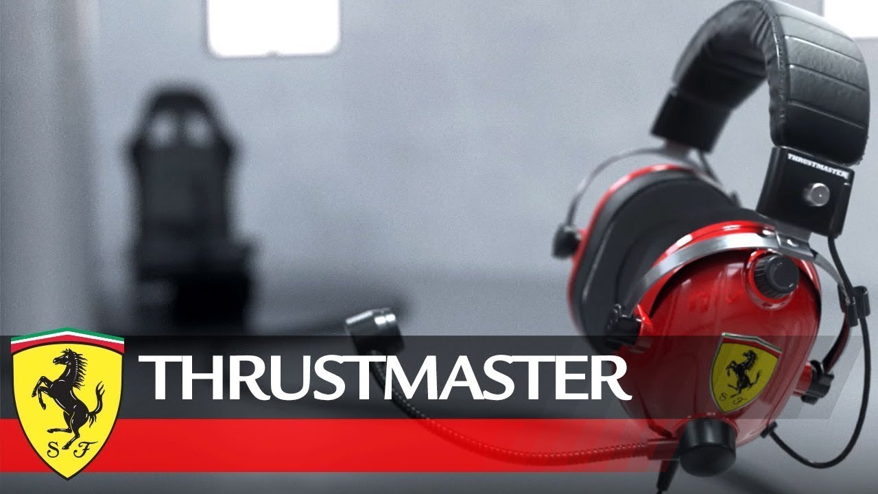 T.Racing Scuderia Ferrari Edition Gaming Headset by Thrustmaster 1080p ...