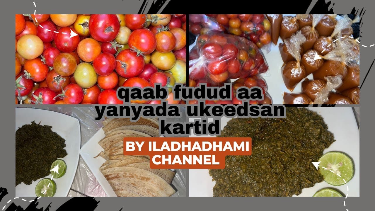 Qaab fudud aa yanyada ukeedsan kartid #tomato #iladhadhami # ...