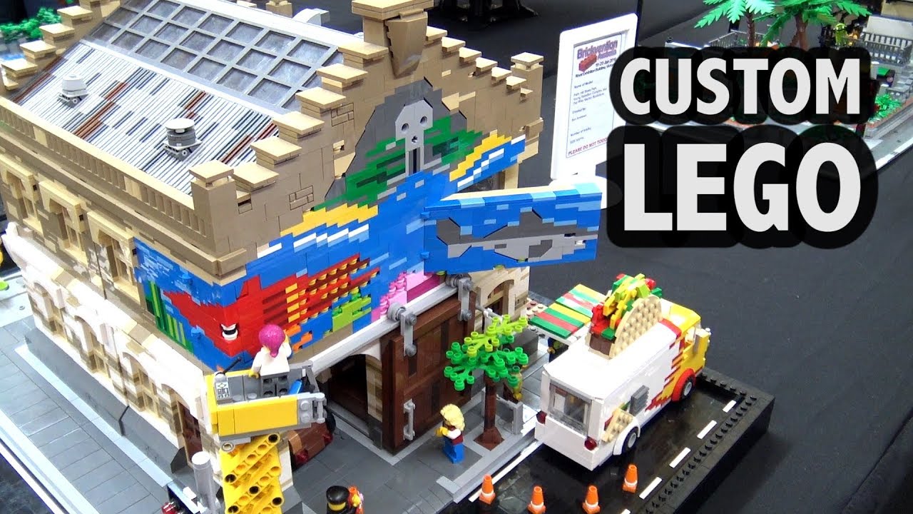 Repurposed Creative Arts Warehouse in LEGO | Brickvention 2019 - YouTube