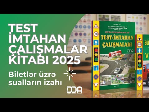 Bilet 70 Gəlin Birlikdə Test Həll Edək! 📝 Sürücülük İmtahanı Sualları (Sual-Cavab)