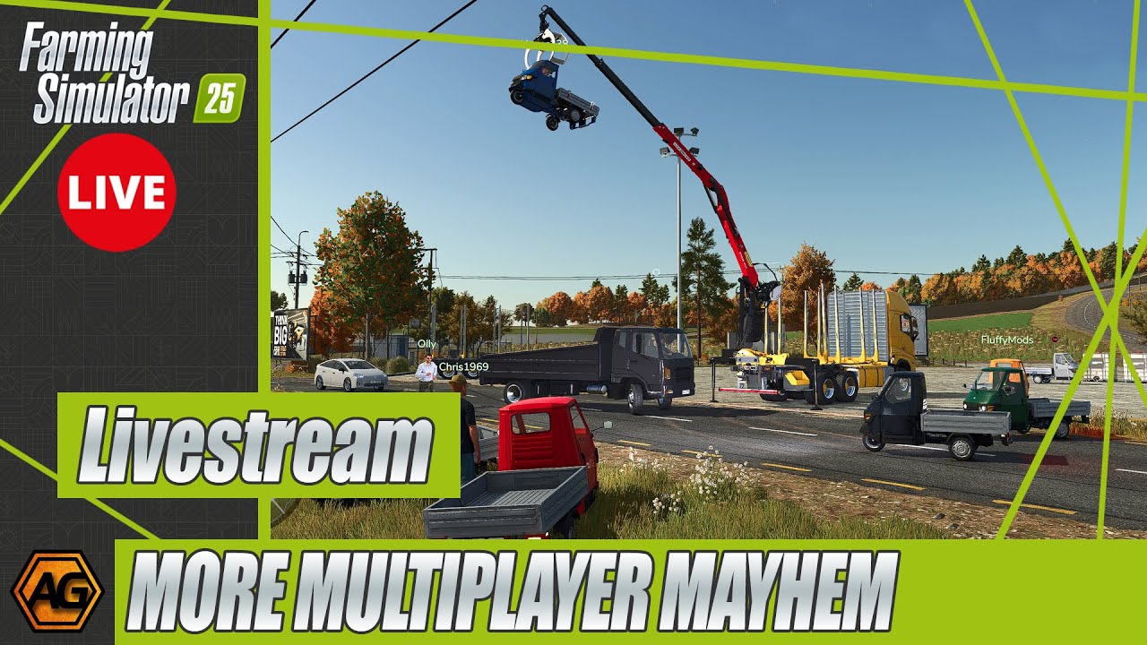 🔴LIVE 🔴 Community Multiplayer Servers - Farming Simulator 25 - YouTube