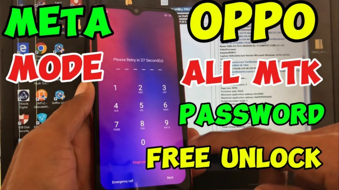 All Oppo MTK Password Reset Meta Mode With FREE Android Utility Tool ...