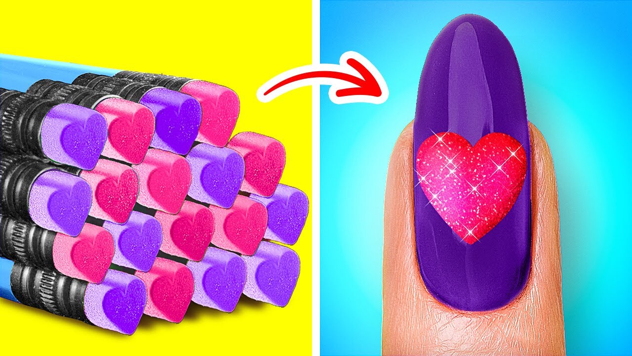 AWESOME BEAUTY HACKS AND IDEAS || Funny Girly Hacks & Tricks by 123 Go ...