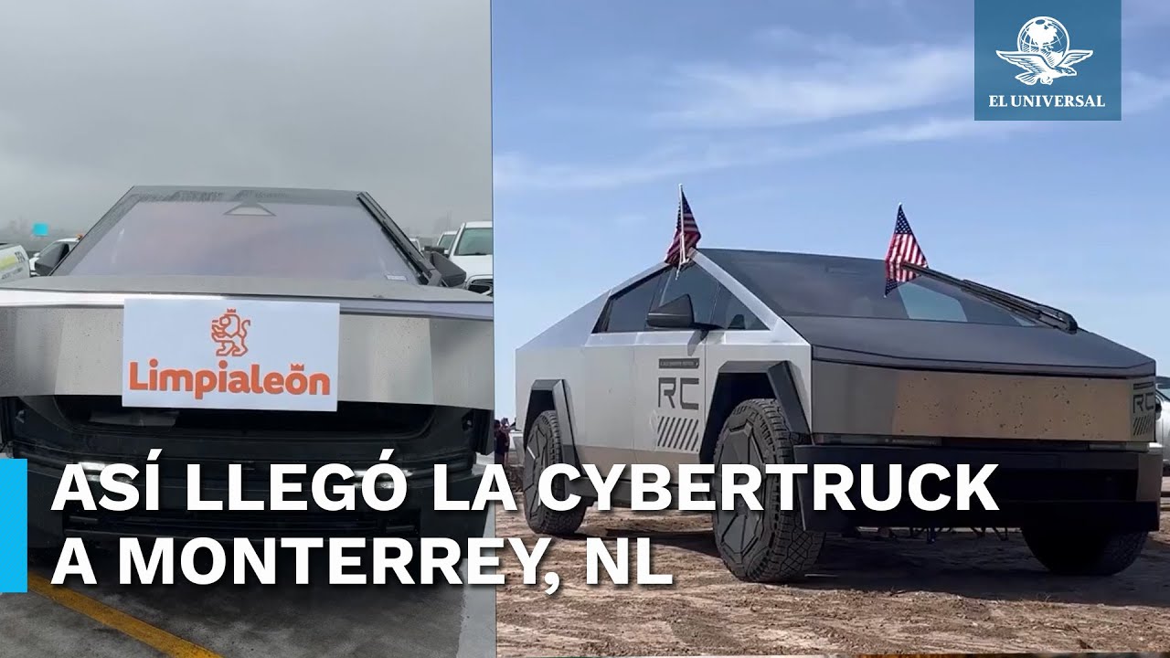 Llega la primera Cybertruck a México; es de Samuel García - YouTube