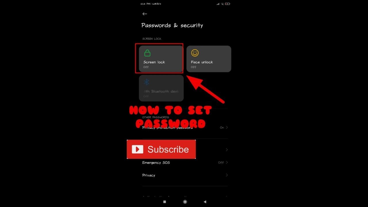 How To Change Screen Password Redmi 8 Redmi 8A Dual redmi Note 9 how-to-change-screen-password-redmi-8-redmi-8a-dual-redmi-note-9