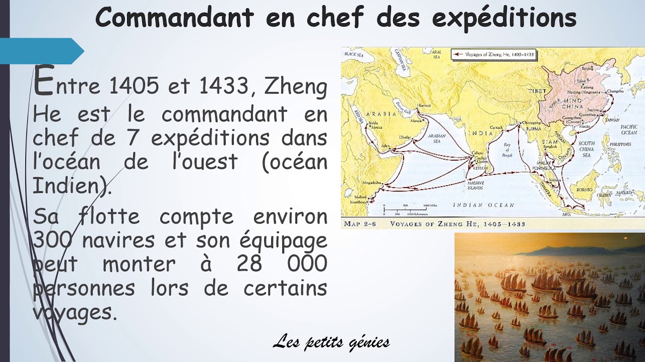 Zheng He, le navigateur chinois de l'océan Indien (XVème siècle). Les ...