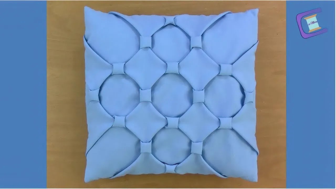 💙Cojín Drapeado Valeria💙 SMOCKING CUSHION-CAPITONE-FABRIC MANIPULATION ...