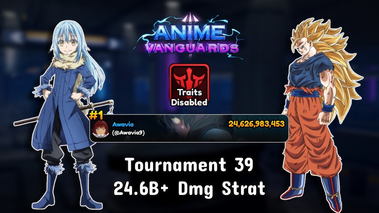 [Traitless] Tournament 39 24.6+ Dmg Initial Strat | Anime Vanguards ...