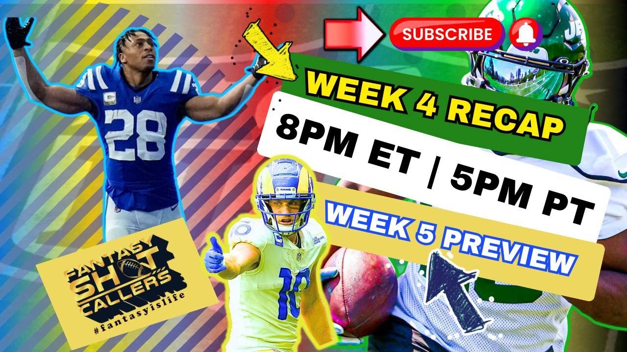 Fantasy Football Week 5 Preview - YouTube