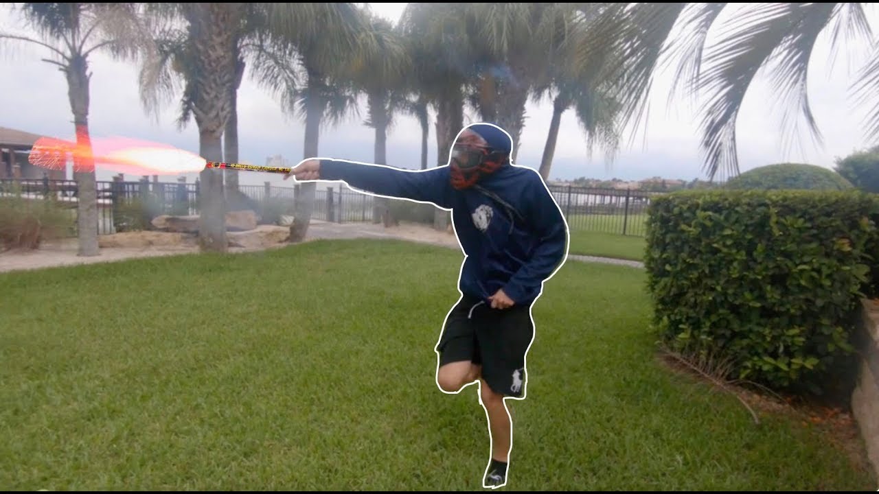 Hilarious roman candle wars - YouTube