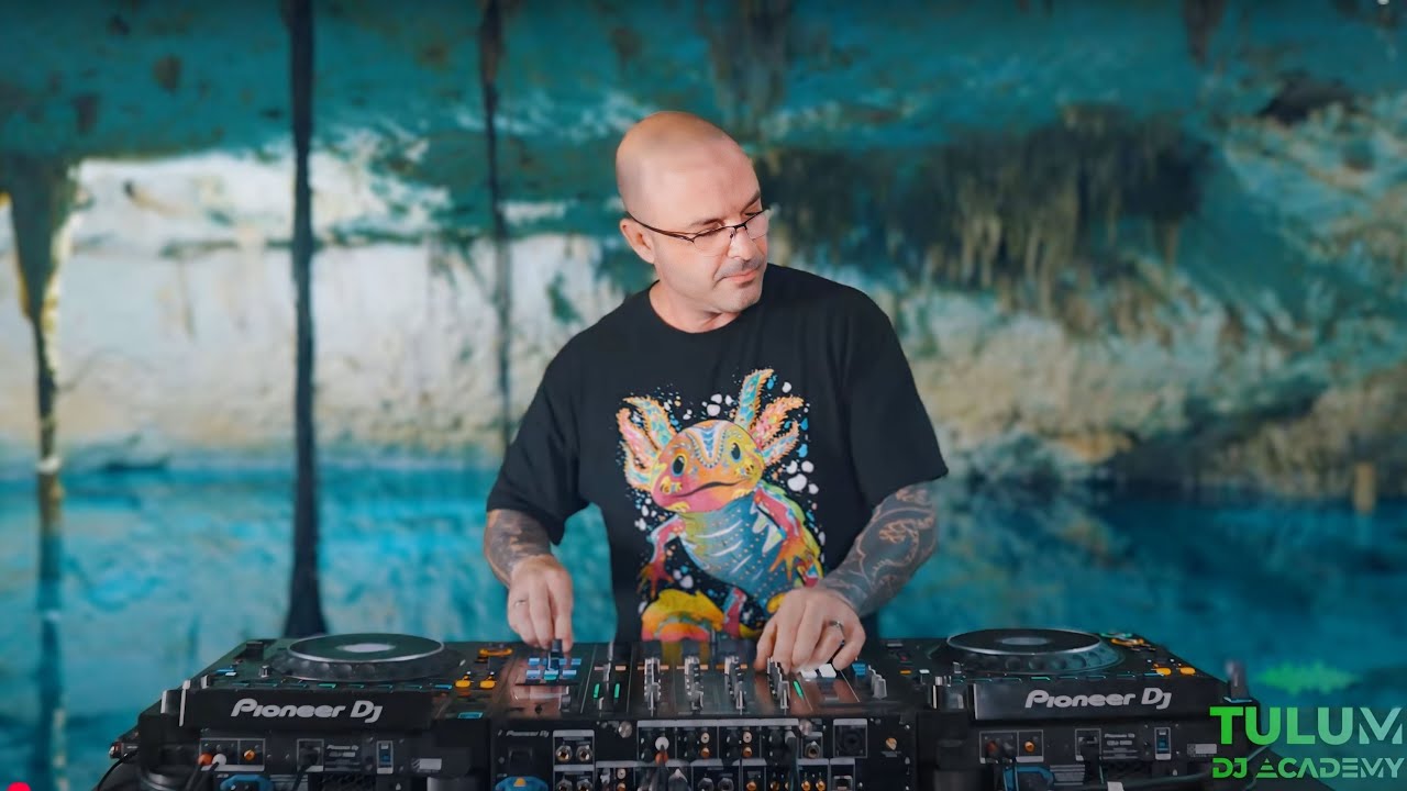Psytrance DJ Set In Cenote Cave By DJ Haxalot | Tulum DJ Academy - YouTube