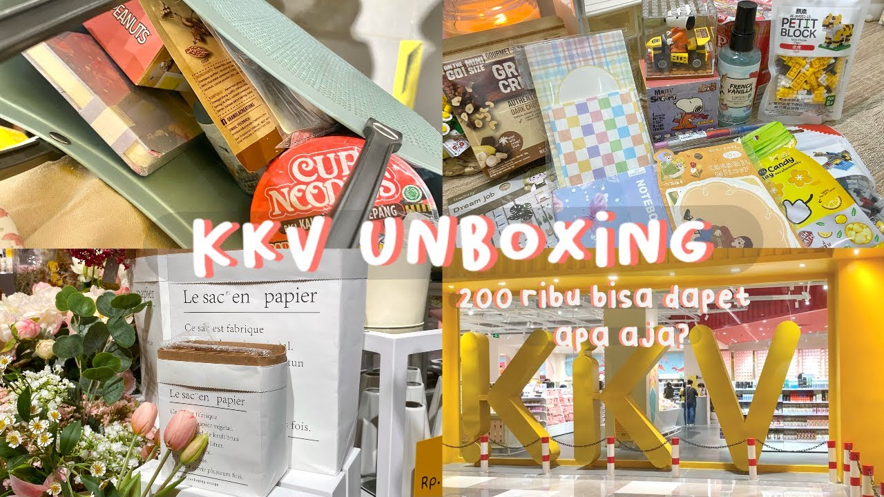 KKV Unboxing || stationery, lego, blind box, food, etc || Part 2 - YouTube