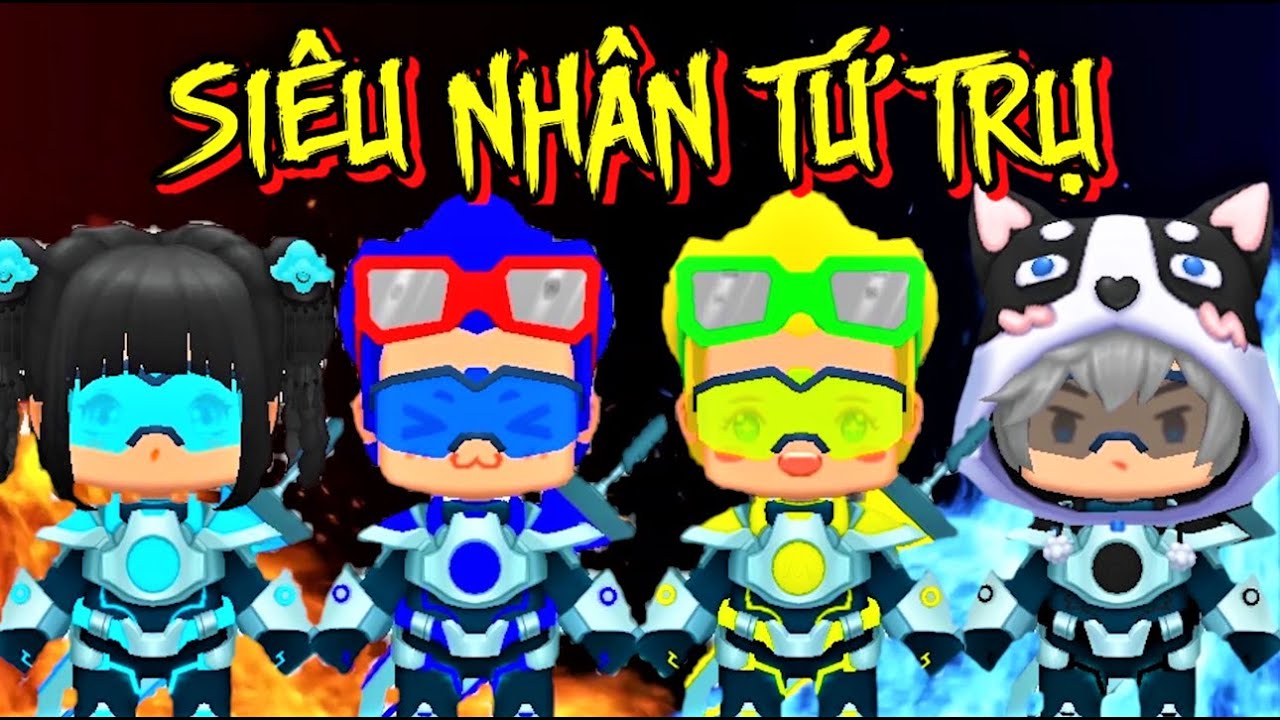 (SERI MỚI) SIÊU NHÂN TỨ TRỤ | NHÓM SIÊU ANH HÙNG HERO TEAM MINI WORLD ...