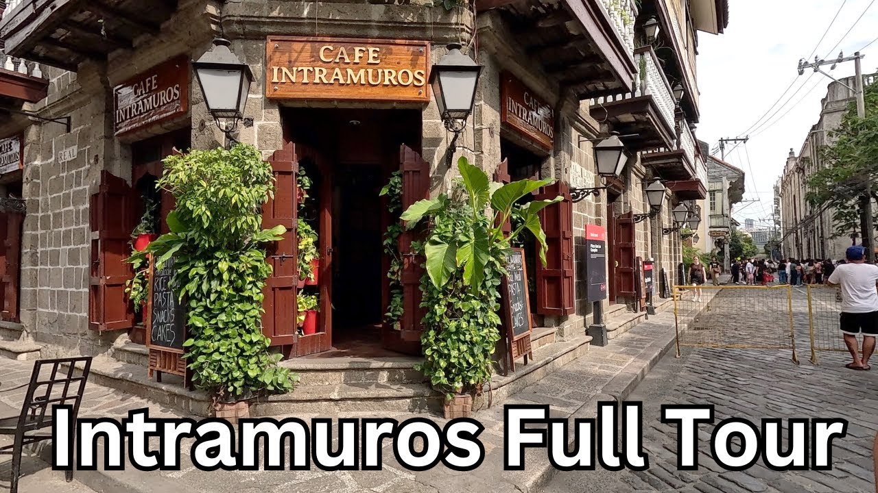 Historic Intramuros, Full tour 2024 4K Metro manila, Philippines # ...