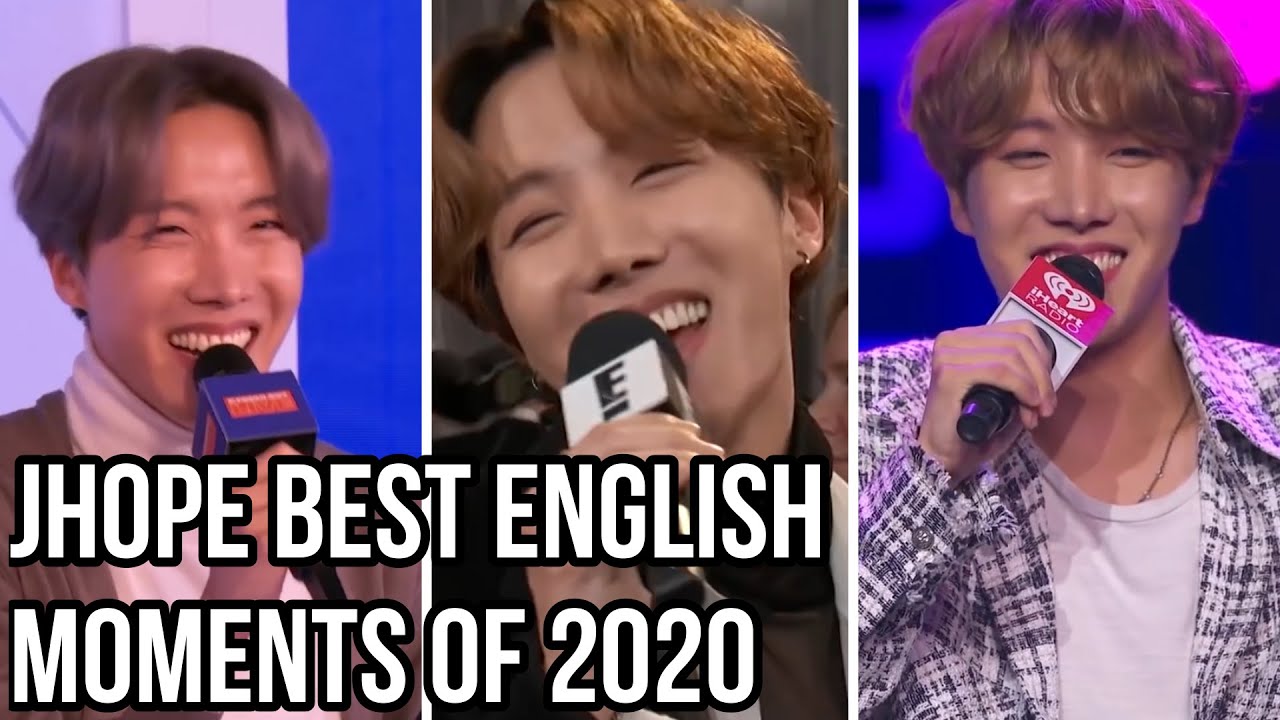 BTS JHOPE BEST ENGLISH MOMENTS OF 2020 #jhope #bts #hoseok - YouTube