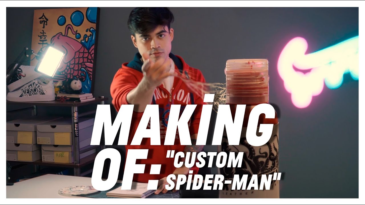 T RAZA Making Of : Andre Escobedo Spider-Guy - YouTube