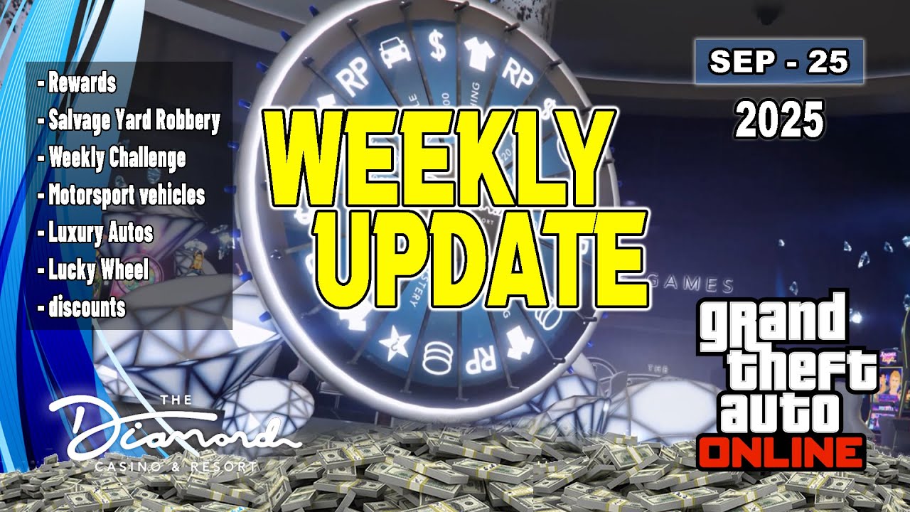 GTA Online Weekly Update – SEP/25/2025 Bonuses, Discounts & New Rewards ...