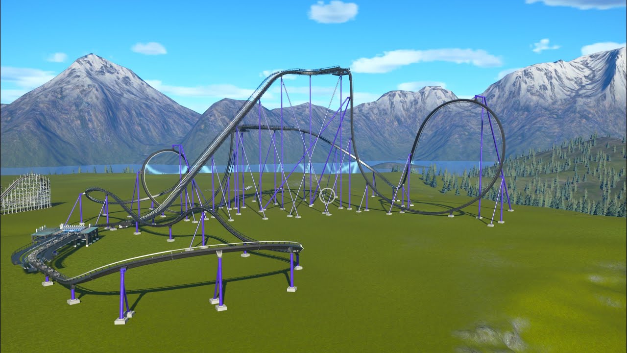 Raven (Griffon-Inspired B&M Dive Coaster) - YouTube