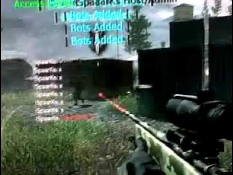 CoD4 Mod Menu, Bots ! - YouTube