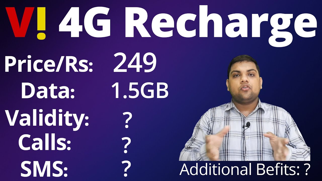 Vi Rs 249 recharge plan Vi recharge plan with 1.5GB per day internet Vi ...