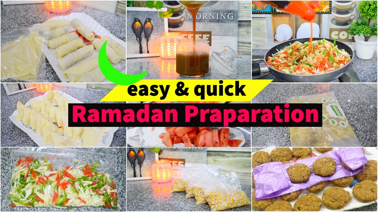 Easy & Quick RAMADAN Preparation 2023 🌺 | imli ki chatni,smosa,rolls ...